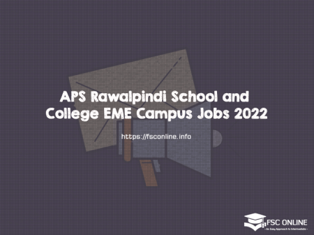 APS Rawalpindi School and College EME Campus Jobs 2022
