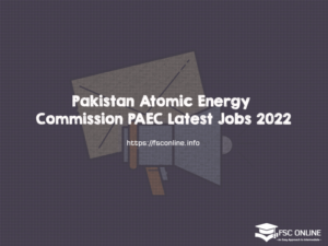 Pakistan Atomic Energy Commission PAEC Latest Jobs 2022
