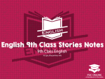English 9th Class Stories Notes [Download PDF]